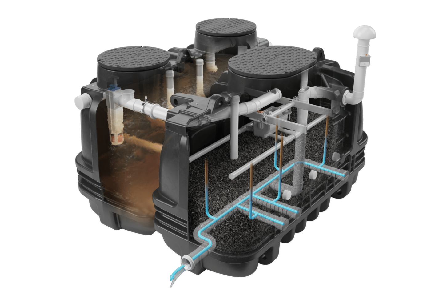 x-perco - le filtre compact pour traiter vos eaux usées sans électricité